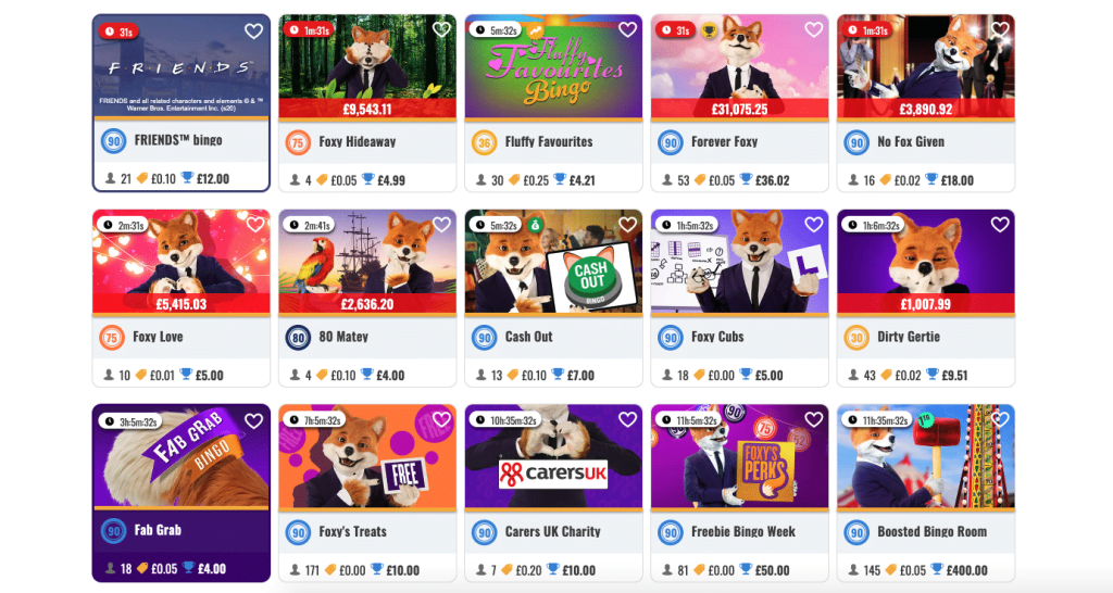 Foxy Bingo | Read Our Review & Grab A Bingo Bonus RIGHT HERE