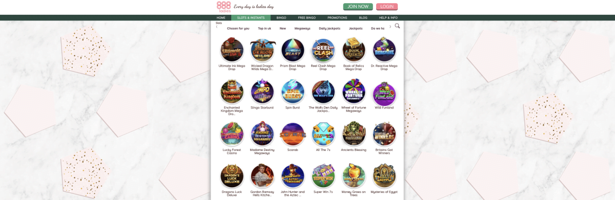 888 Ladies Bingo - Get A £40 Bingo Bonus Here