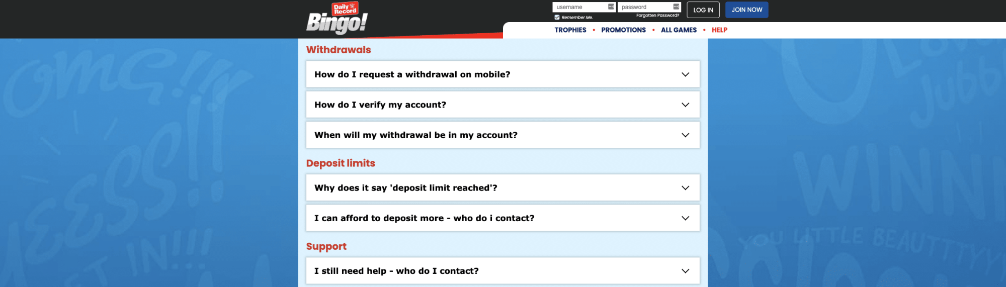 Daily Record Bingo - Claim 20 No Deposit Free Spins Here!