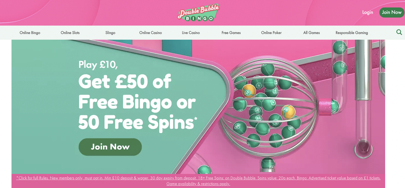 Double Bubble Bingo - Find Out More On This Brand New Site!